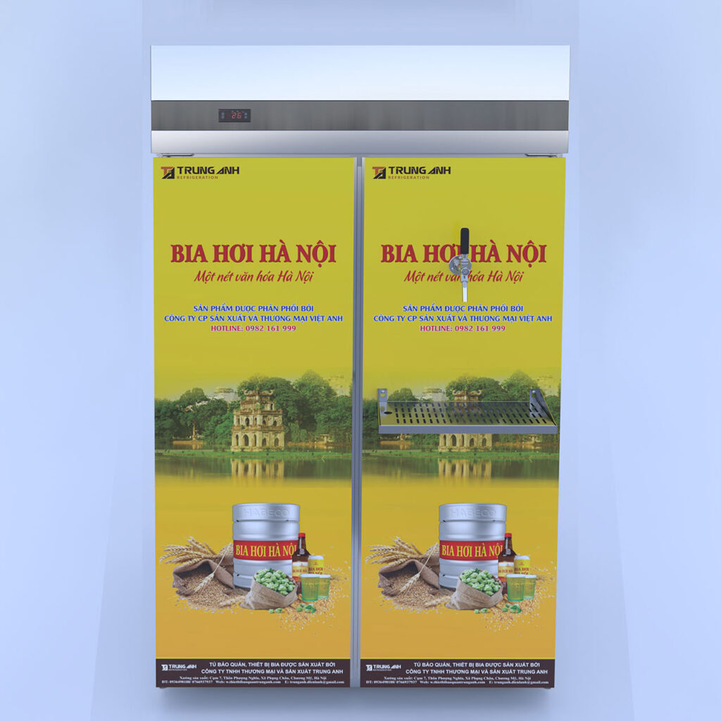 Tủ bia khô 8 bom 50 lít BKNK-8B50L - Thiết Bị Nhà Hàng